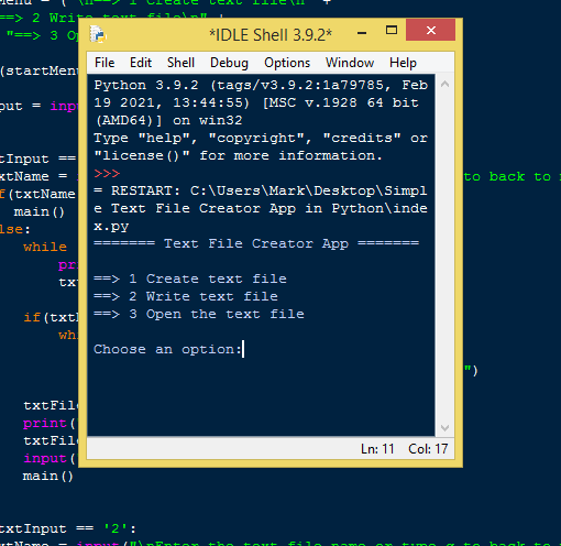 Simple Text File Creator App In Python Free Source Code Sourcecodester